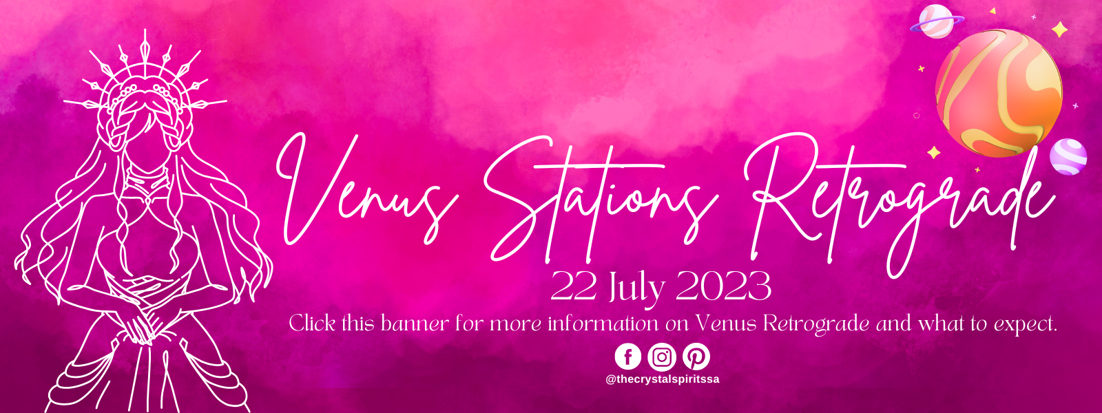 Venus Stations Retrograde – The Crystal Spirits